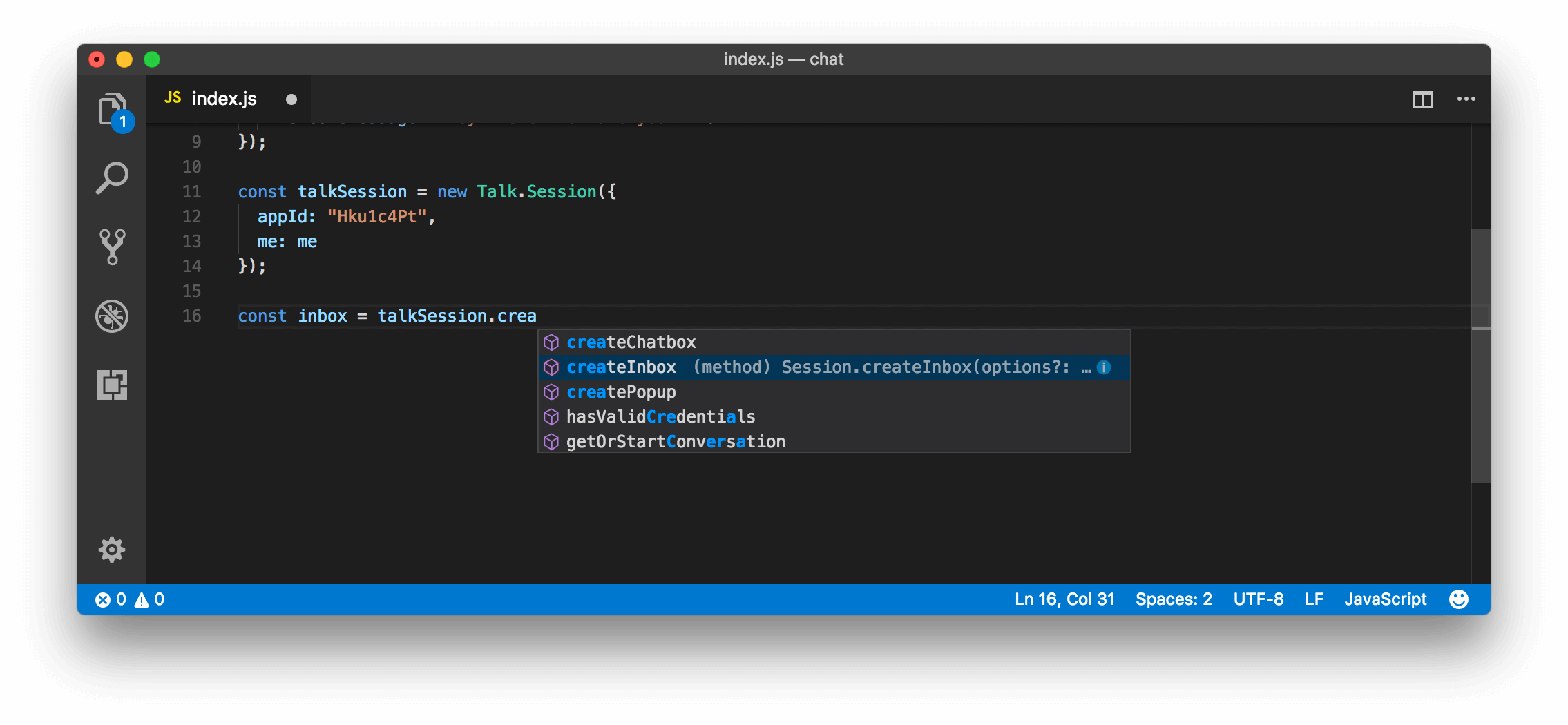 The JavaScript Chat SDK TalkJS Documentation