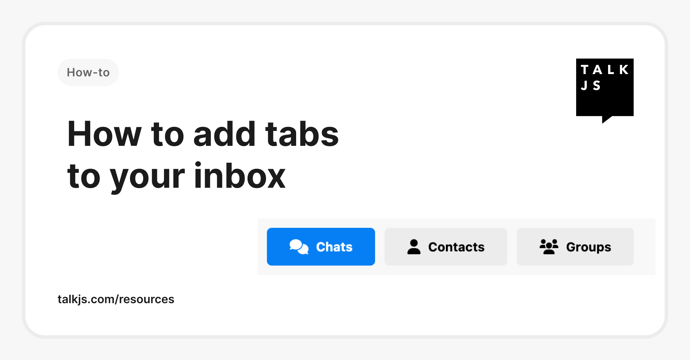 How to add tabs to your TalkJS inbox