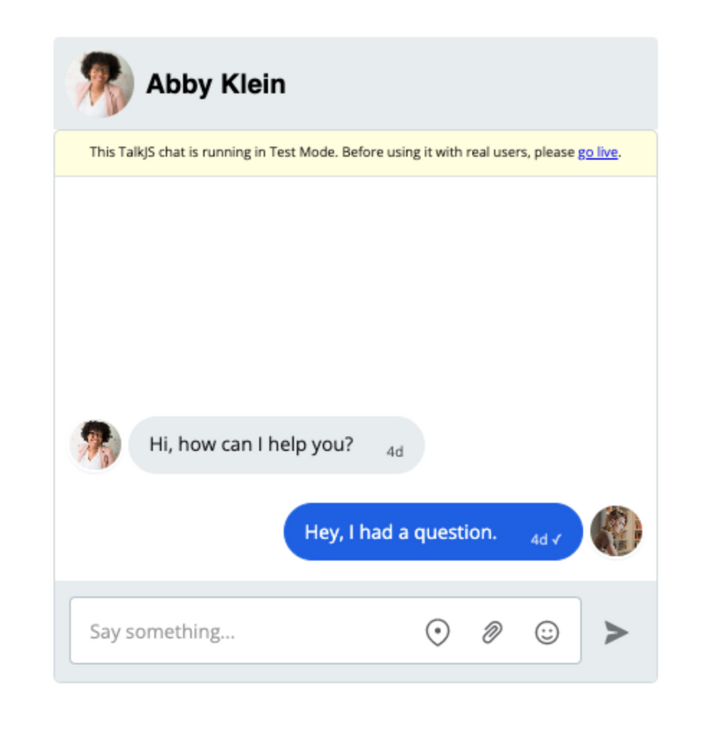 Create a "pin a message" feature in TalkJS