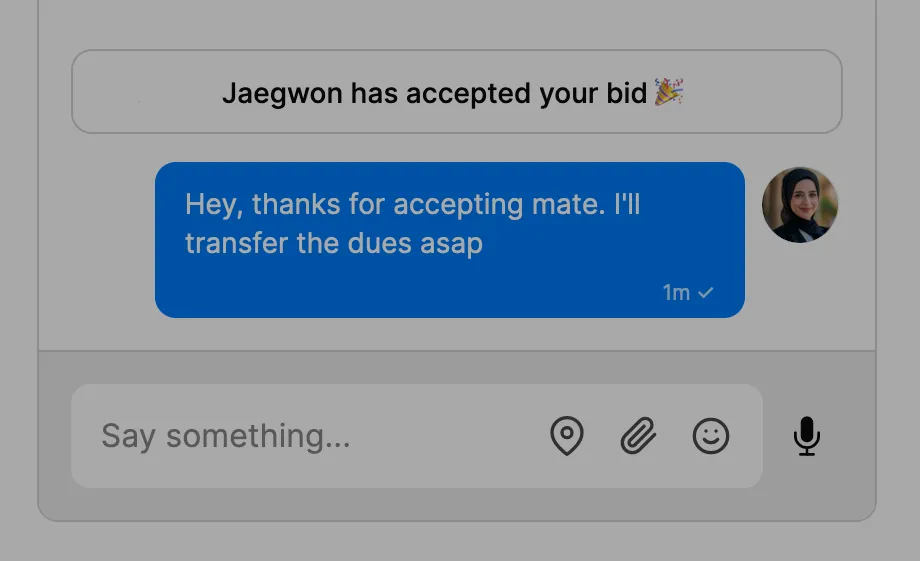 How to show a system message only to a specific user