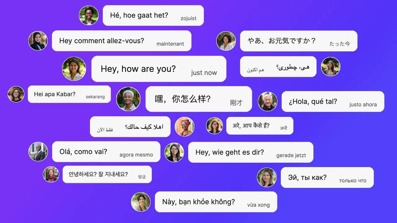 Real-time message translation for chat apps