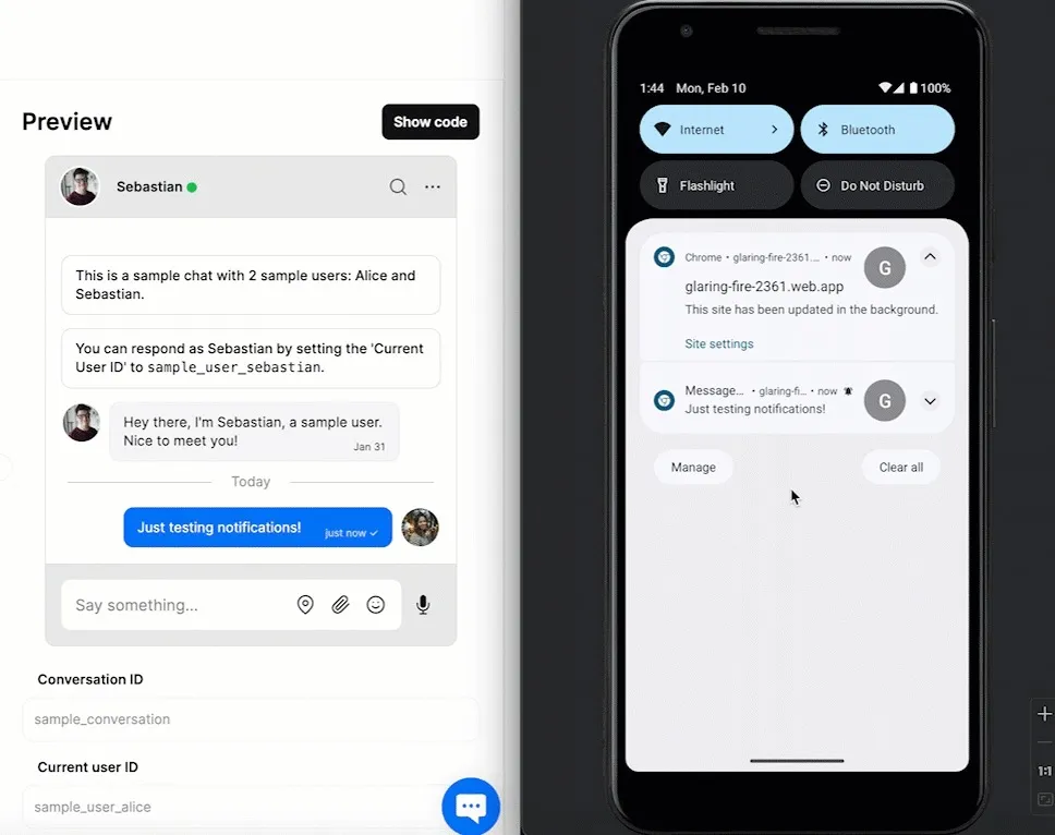Set up web push notifications with Firebase Cloud Messaging