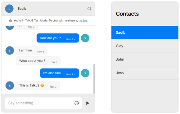 How to add chat to a Laravel app with TalkJS