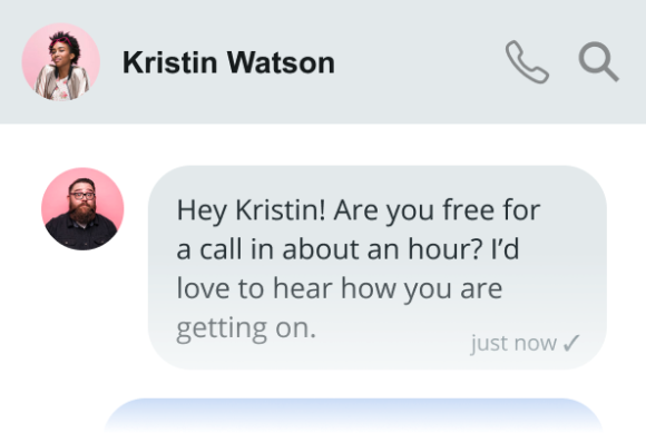 Fully customizable chat headers