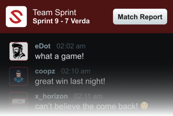 Fully customizable chat headers